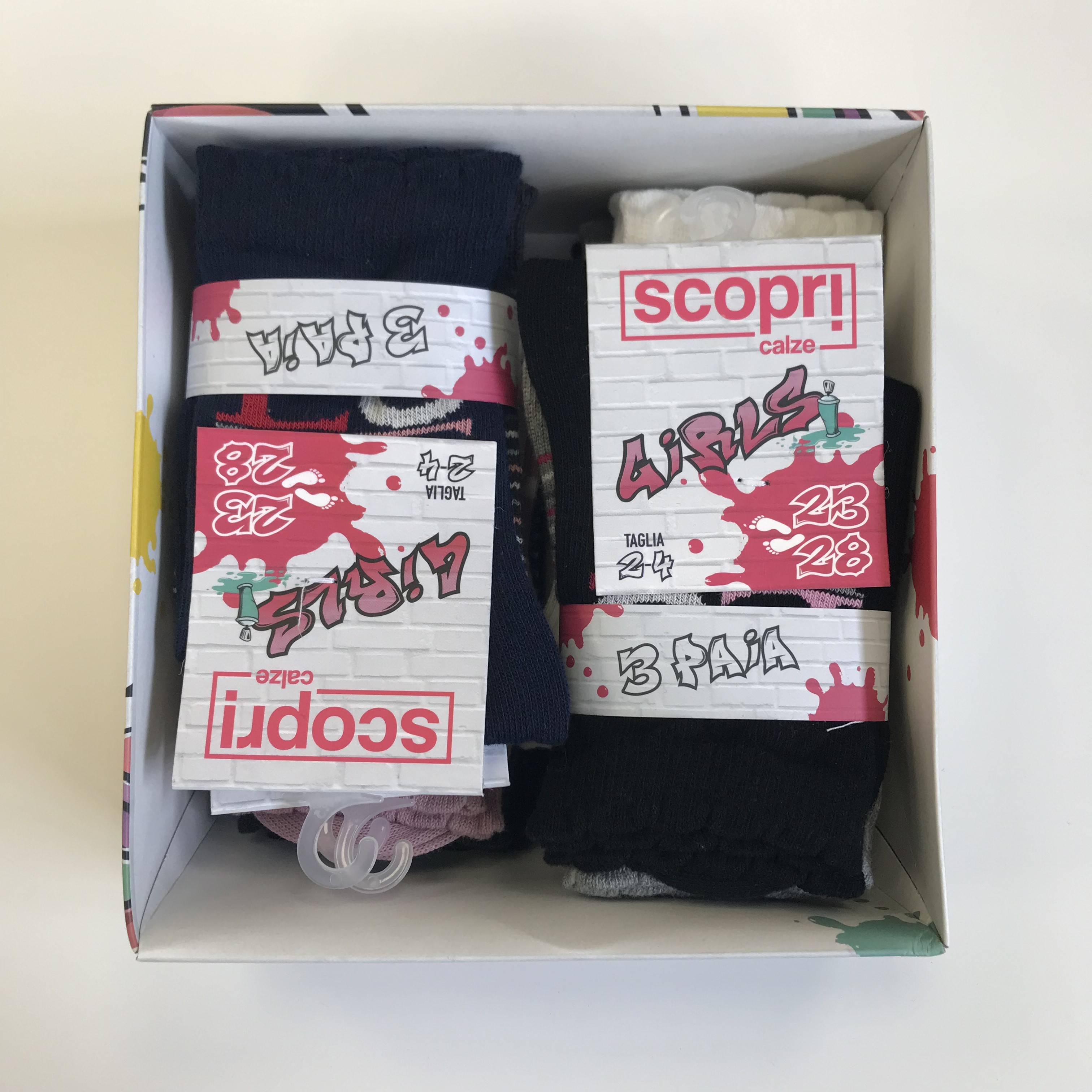 CALZE BAMBINA SCOPRI