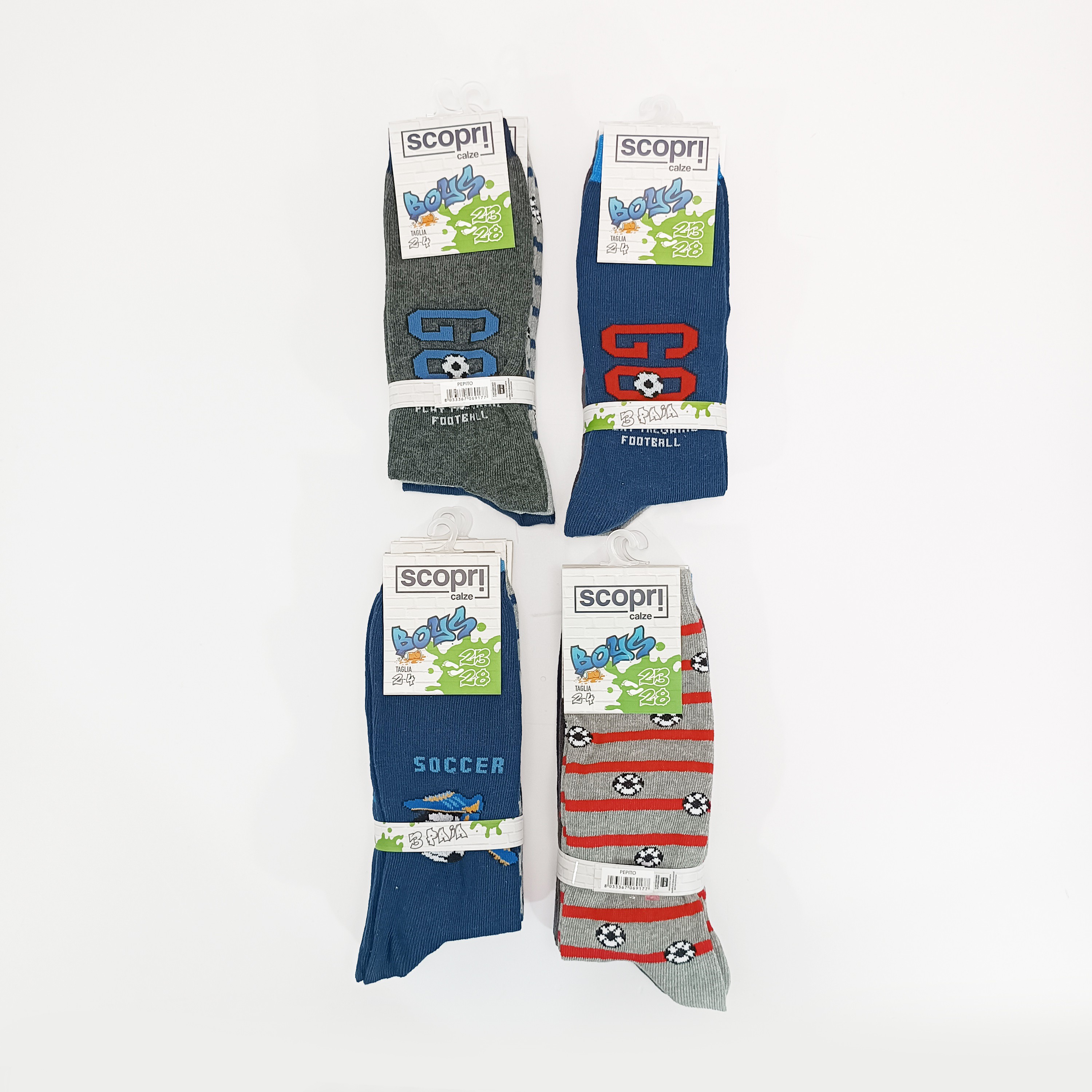 CALZE BAMBINO PEPITO SCOPRI CALZE