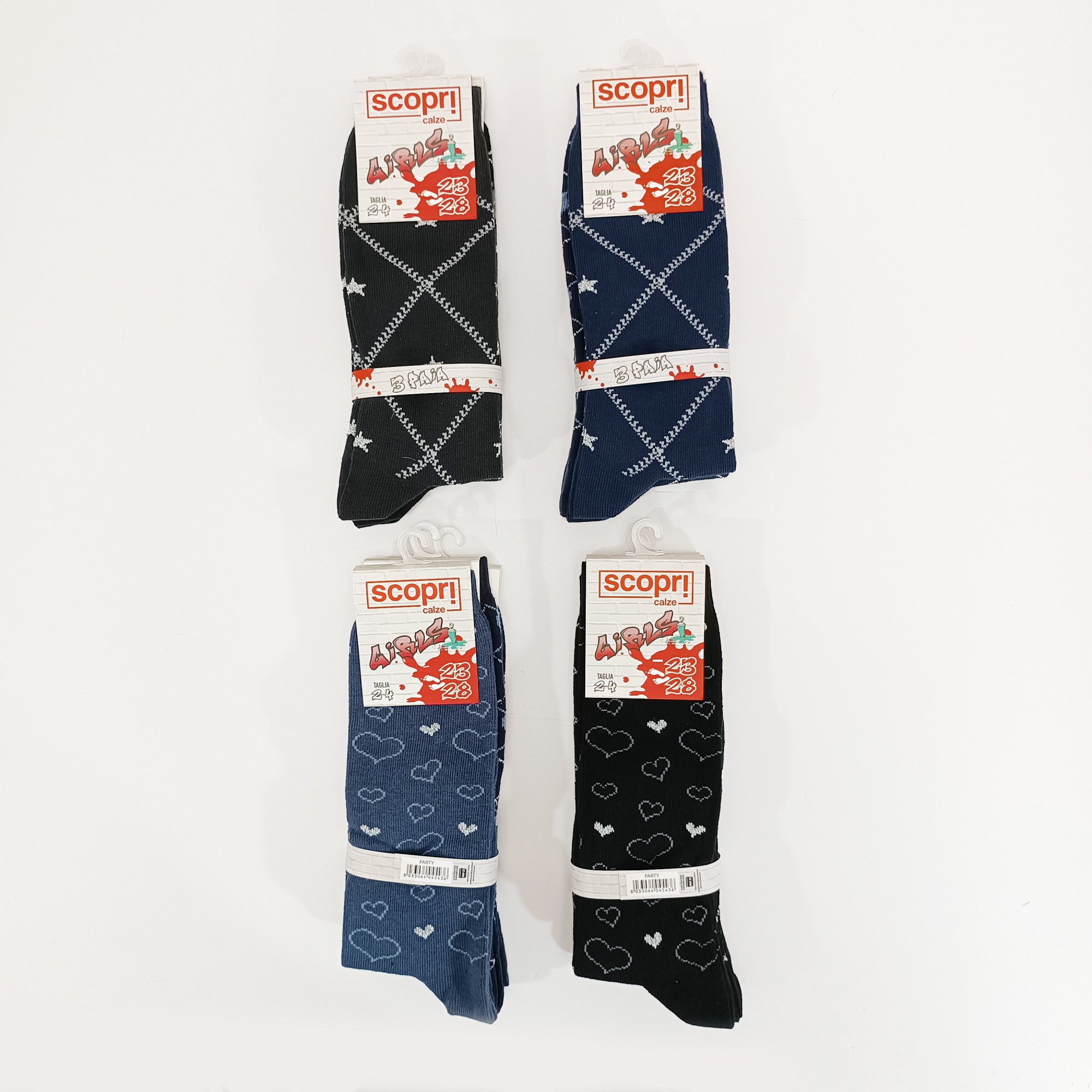 CALZA BAMBINA PARTY SCOPRI CALZE