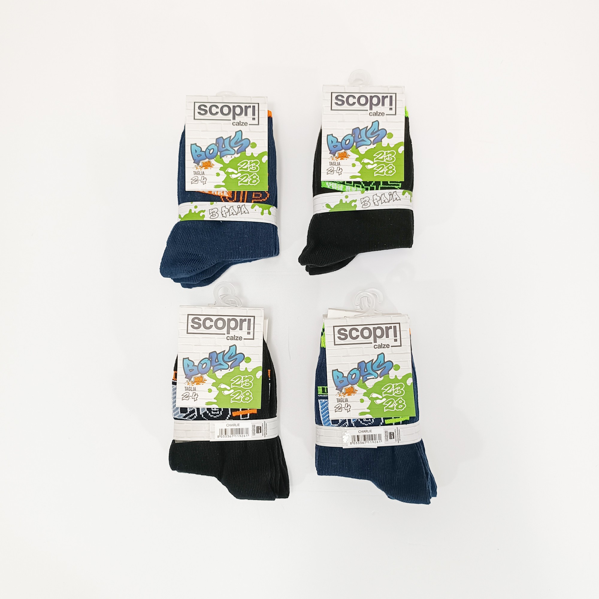 CALZA BAMBINO CHARLIE SCOPRI CALZE