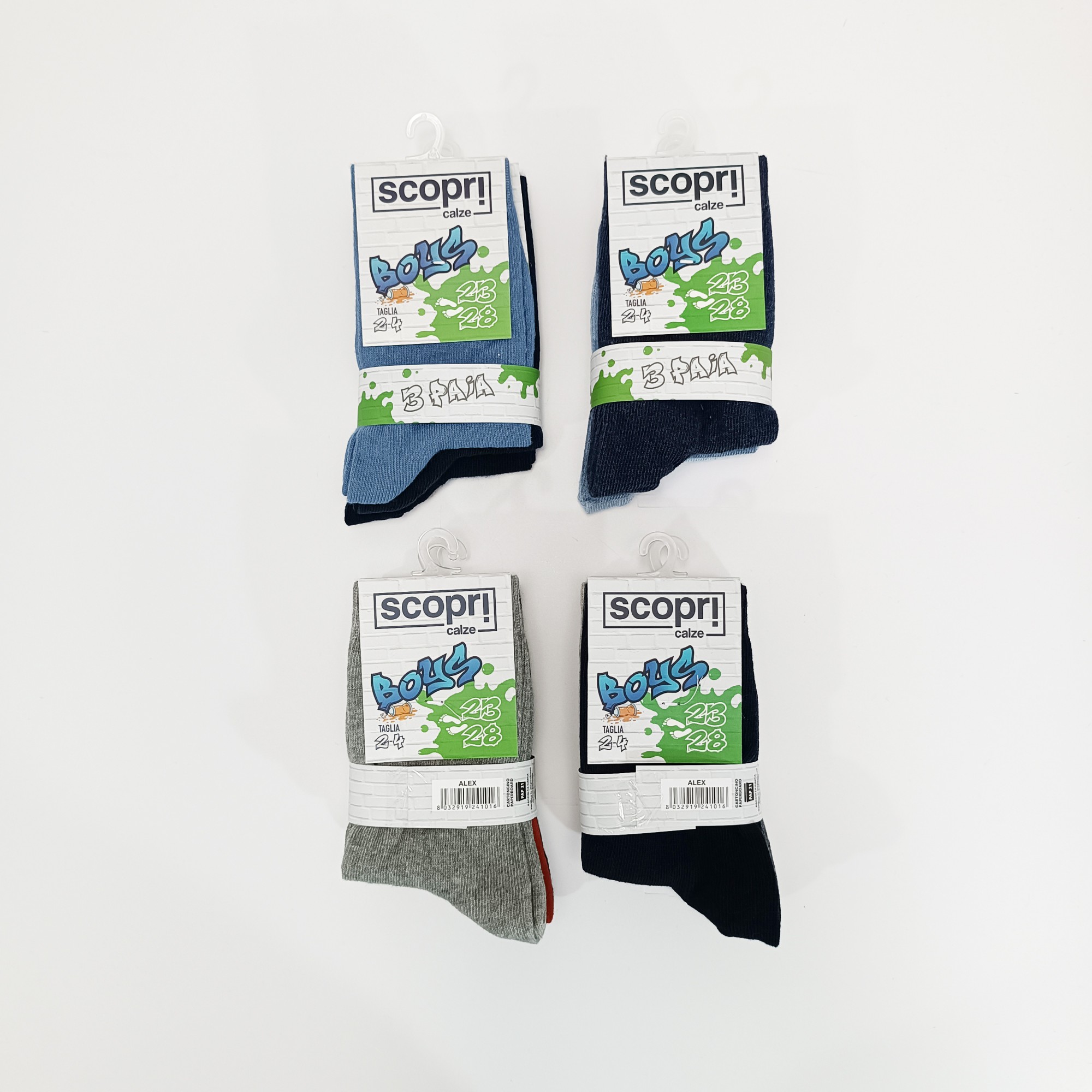 CALZA BAMBINO ALEX SCOPRI CALZE